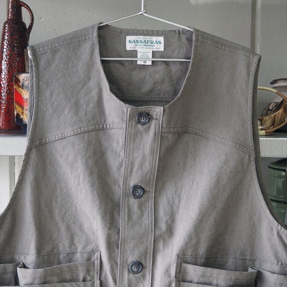 Sassafras(ササフラス)Overgrown Hiker Vest ダスティーグレー Sassafras(ササフラス)Overgrown Hiker Vest ダスティーグレー