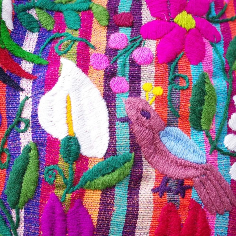 手刺繍☆ハンモックバッグ【38cm】D 手刺繍☆ハンモックバッグ【38cm】D