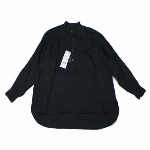 COMOLI コモリ 21SS ネンWクロス プルオーバーシャツ 1 チャコール - ブランド古着買取・販売unstitchオンラインショップ