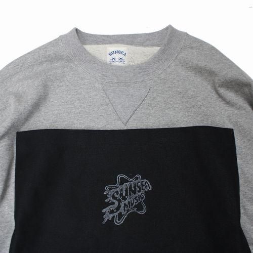 SUNSEA サンシー 25SS ECO BAG SWEATSHIRT スウェット 3 グレー SUNSEA サンシー 25SS ECO BAG SWEATSHIRT スウェット 3 グレー