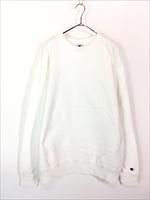 古着 90s Champion 無地 ソリッド 目なし 前V スウェット 古着 90s Champion 無地 ソリッド 目なし 前V スウェット